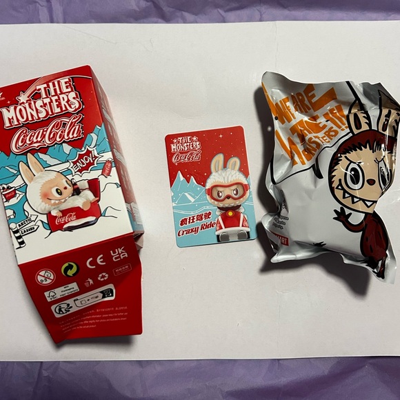 POP MART | Other | Coca Cola The Monsters Crazy Ride Confirmed Labubu ...
